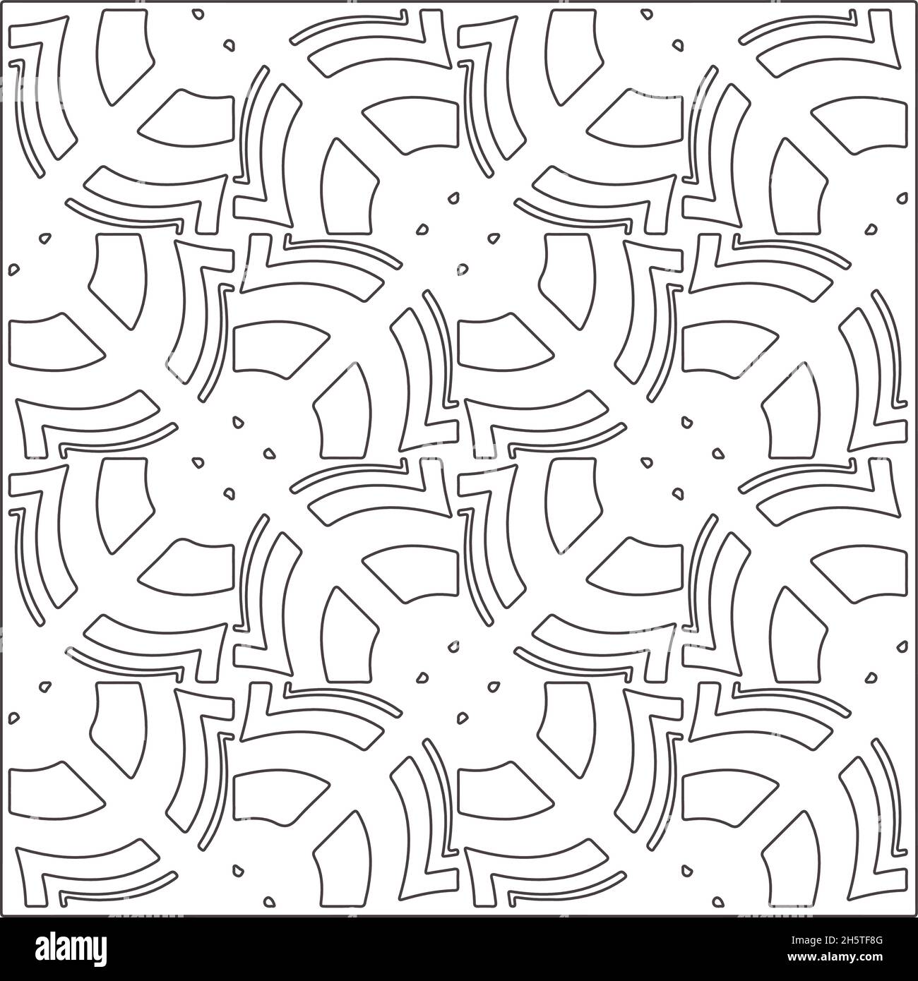 Repeating geometric tiles from striped elements.Modern geometric ...