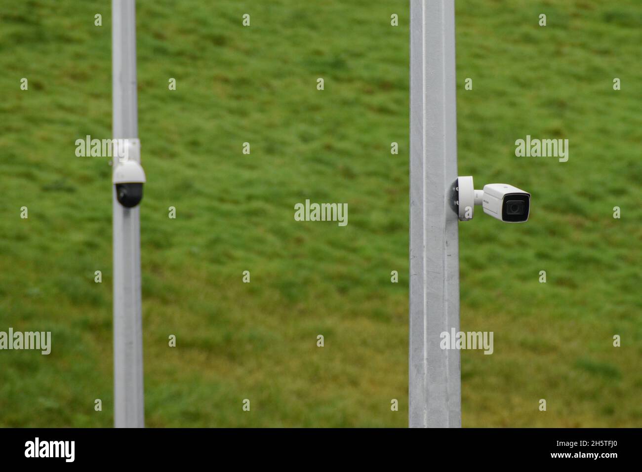 Pole mounted cctv cameras hi-res stock photography and images - Alamy