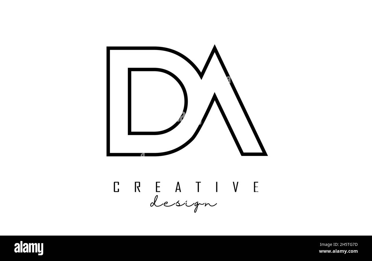 Da letters Stock Vector Images - Alamy