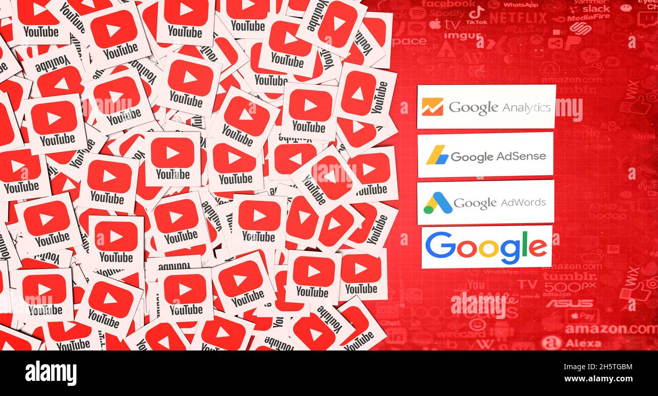 youtube images, youtube background designs Stock Photo - Alamy