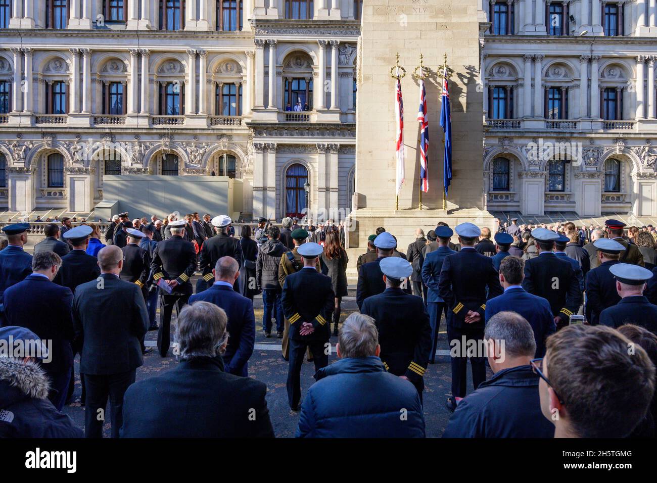 The Cenotaph, Whitehall, London, UK. 11 November 2021. The Remembrance ...