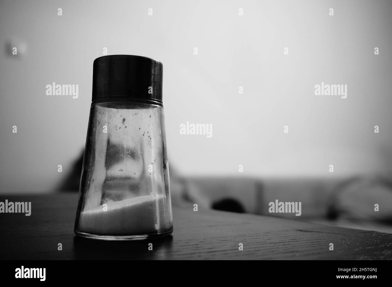 Table salt bottle Black and White Stock Photos & Images - Alamy