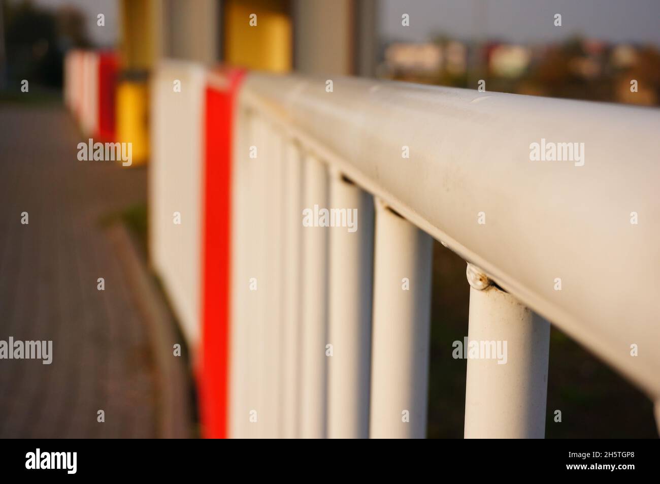 White metal railings hi-res stock photography and images - Alamy