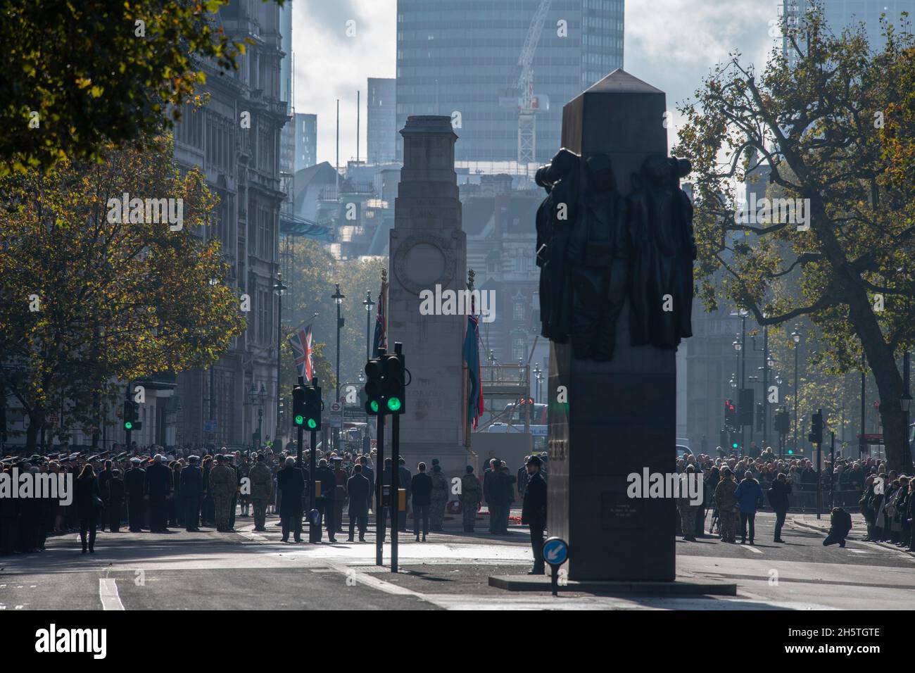 The Cenotaph, Whitehall, London, UK. 11 November 2021. The Remembrance ...