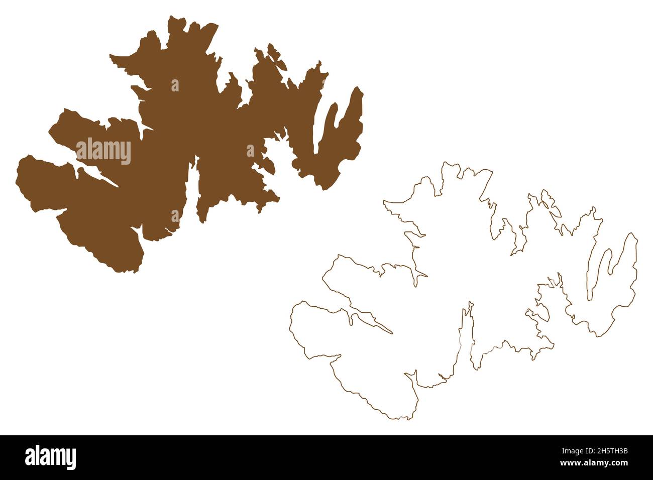 Afognak island (United States of America, North America, Alaska, US ...