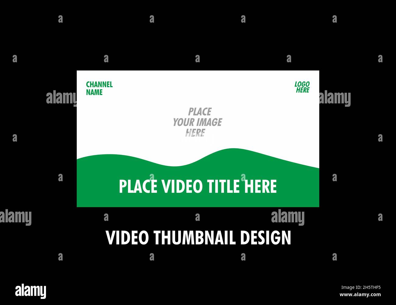 Colorful graphic of video thumbnail design Stock Vector Image & Art - Alamy