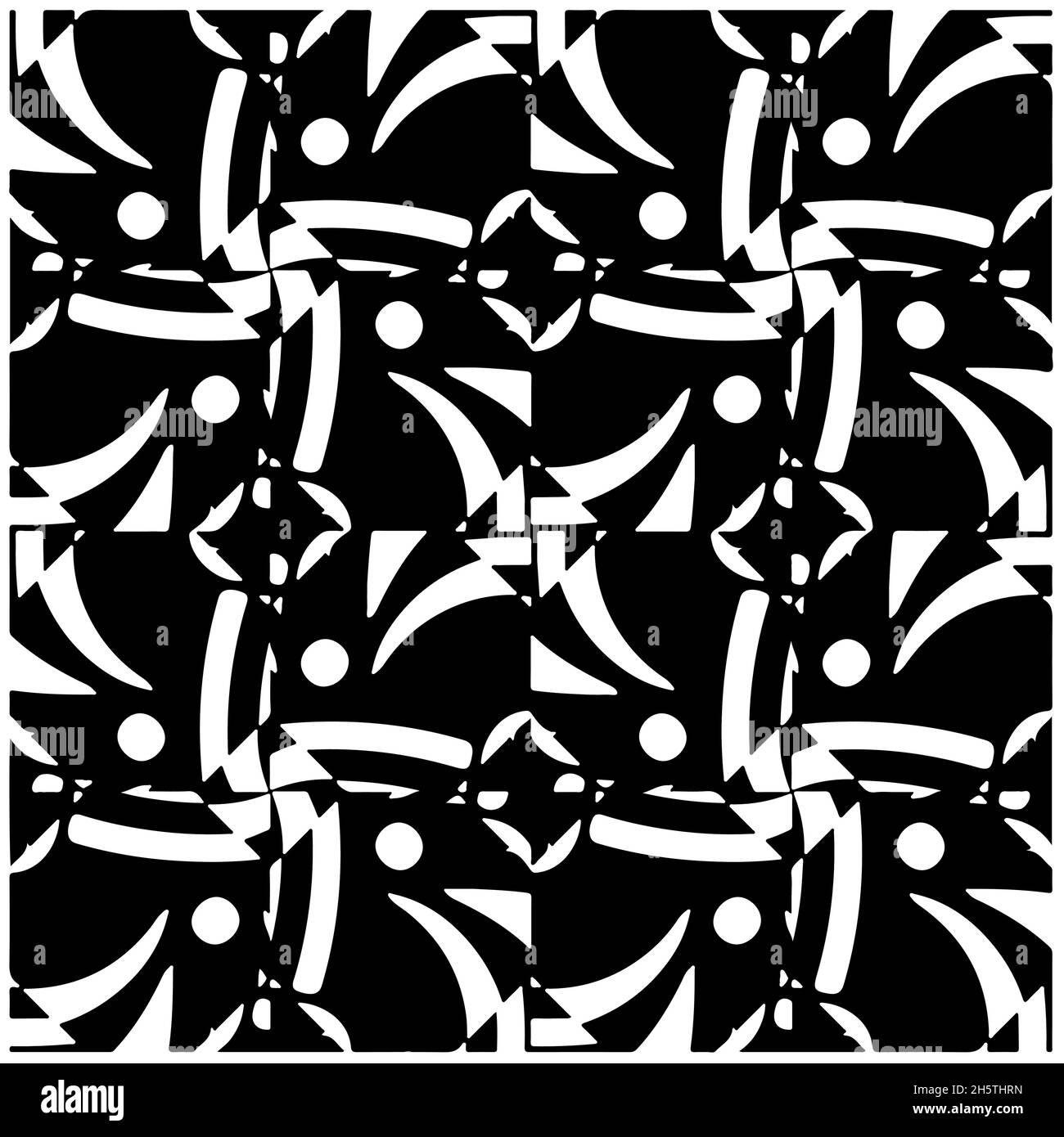 Vector geometric seamless pattern.Modern geometric background with ...