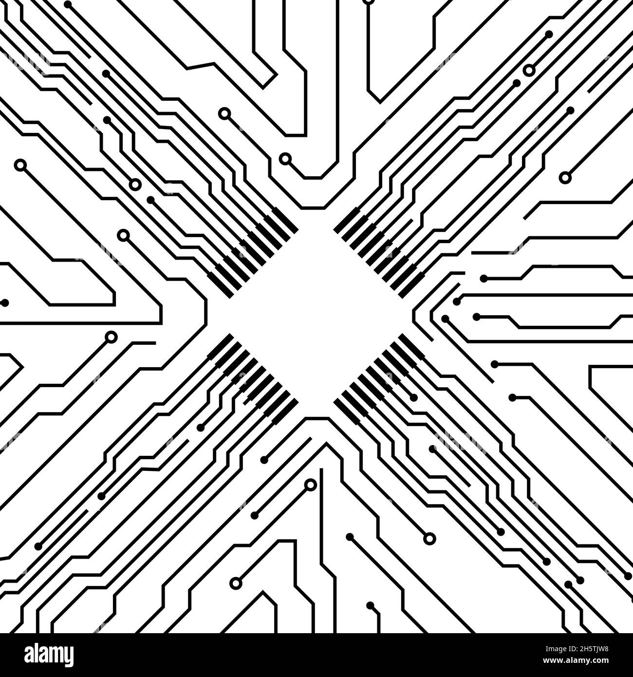 Abstract tech lines and dots connect background Stock Vector Image ...