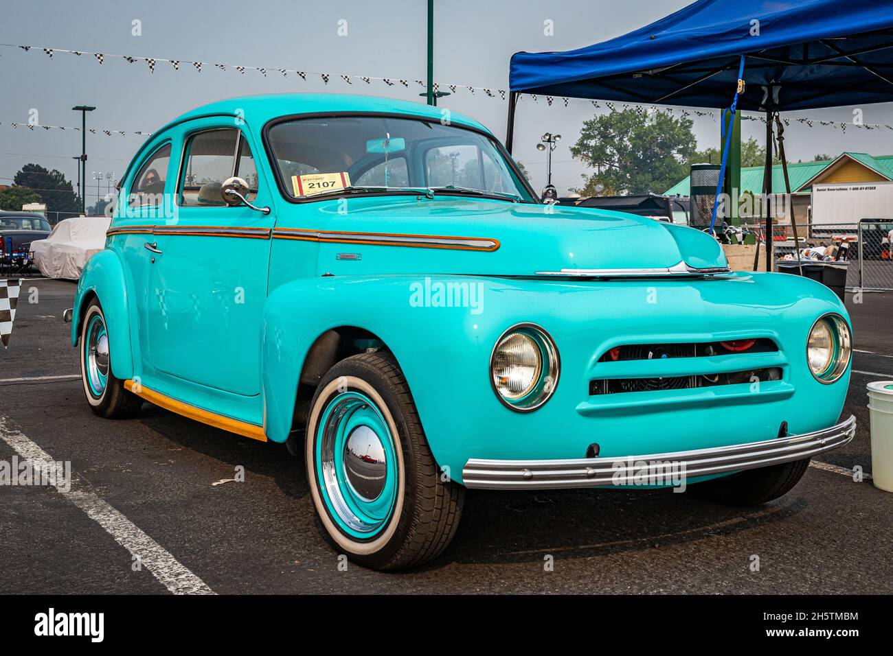 Reno, NV - August 6, 2021: 1959 Volvo PV544 Fastback Coupe at a local ...