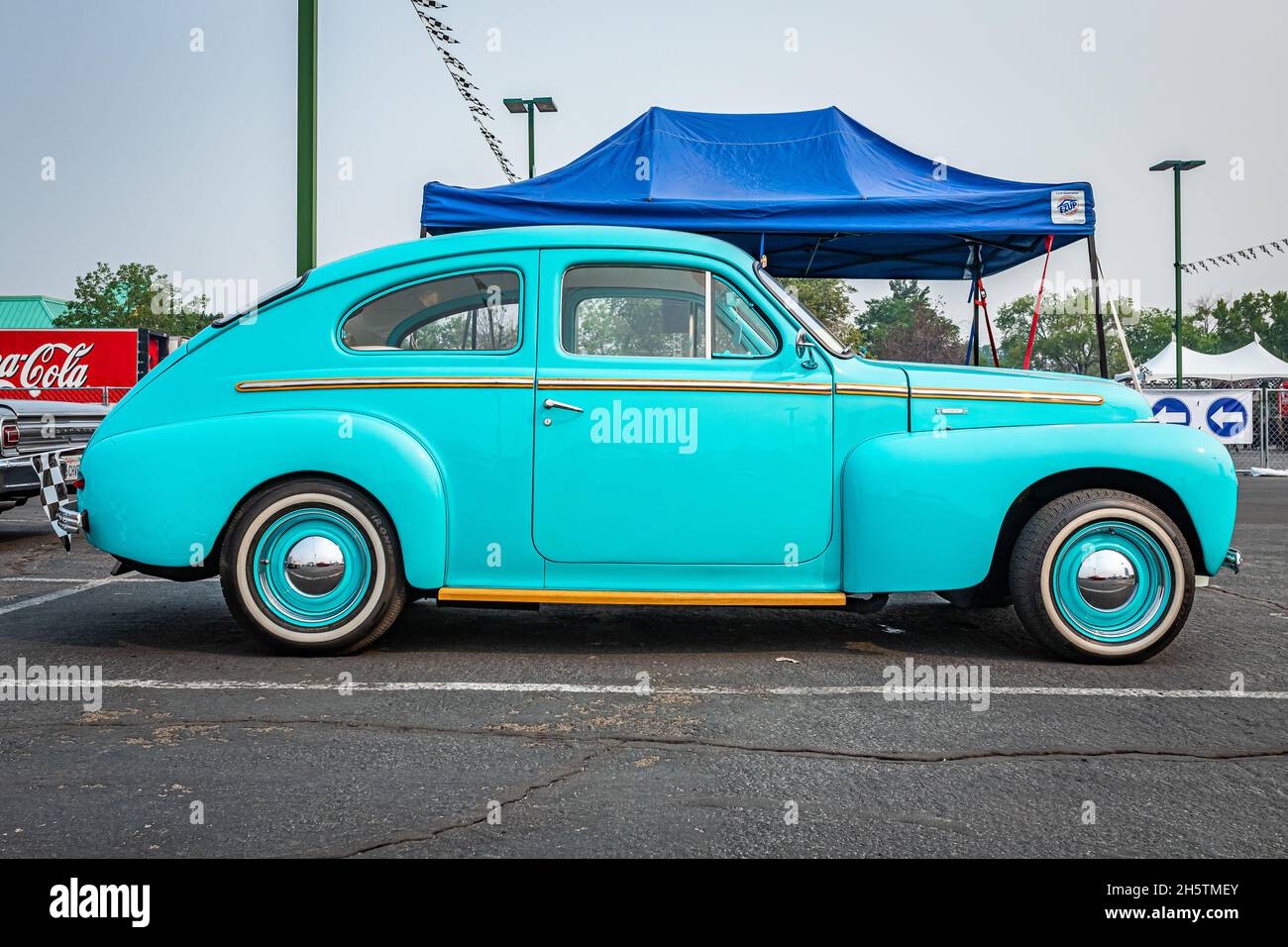Reno, NV - August 6, 2021: 1959 Volvo PV544 Fastback Coupe at a local ...