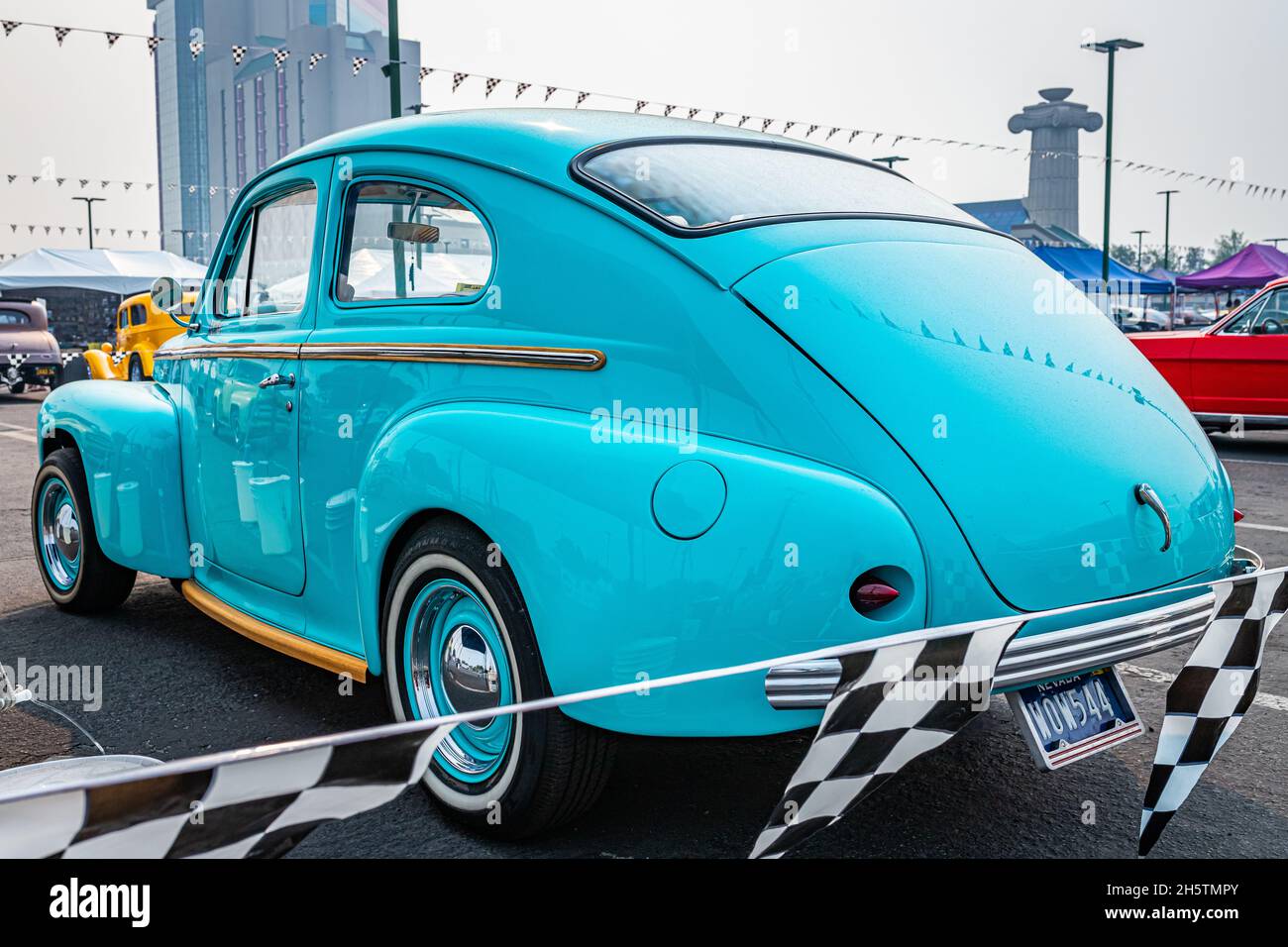 Reno, NV - August 6, 2021: 1959 Volvo PV544 Fastback Coupe at a local ...