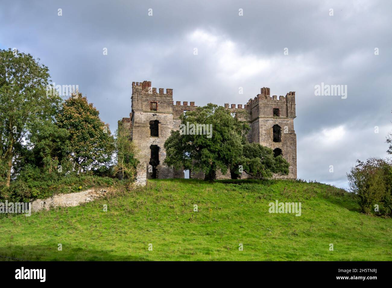 The remains of Raphoe castle in County Donegal - Ireland Stock Photo ...