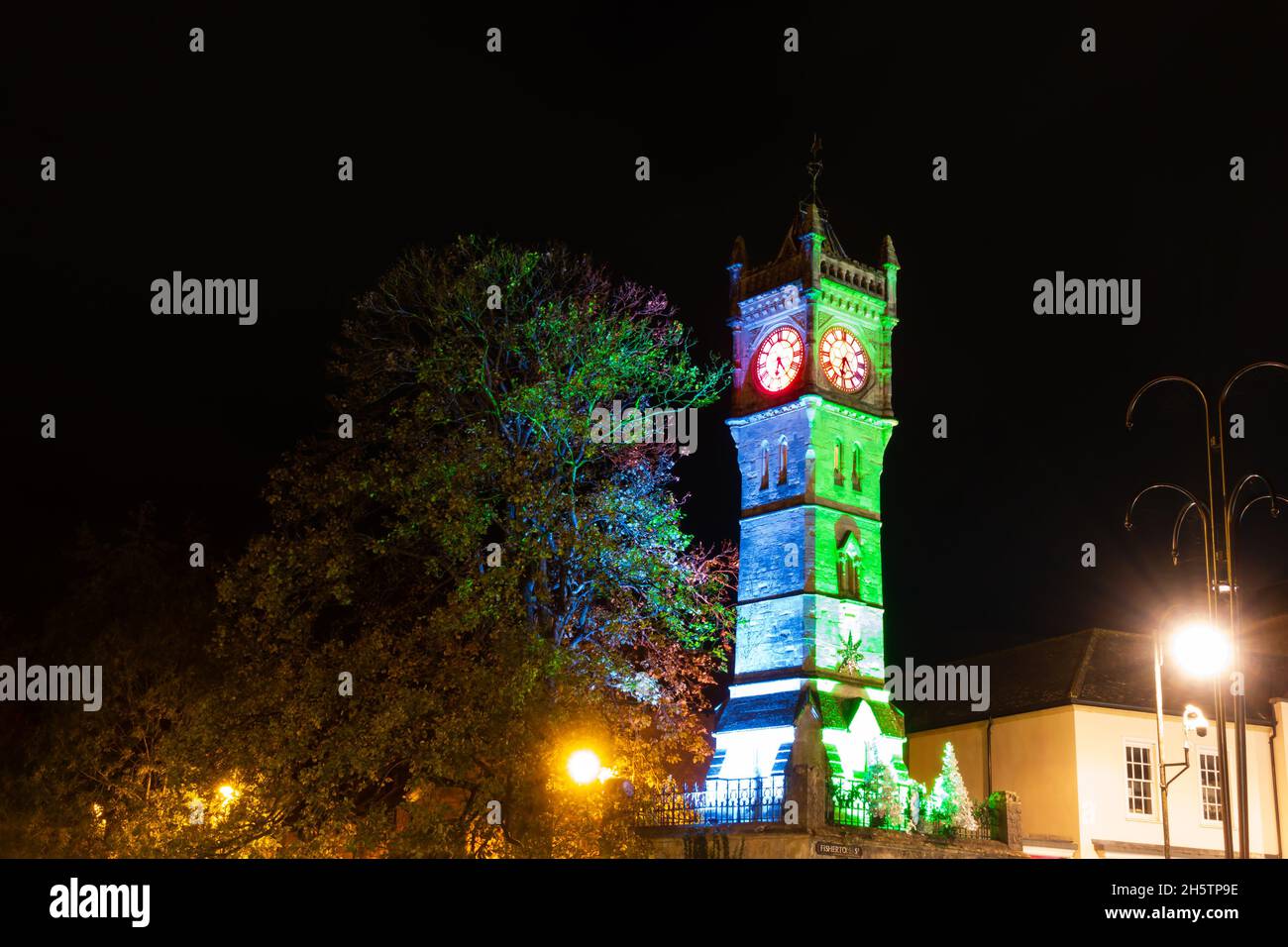 Victorian gothic clock tower hi-res stock photography and images - Alamy