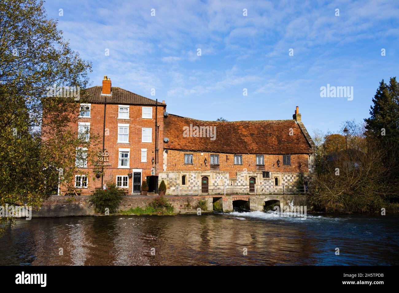 The Old Mill Hotel on the River Avon, Harnham, Salisbury, Wiltshire ...