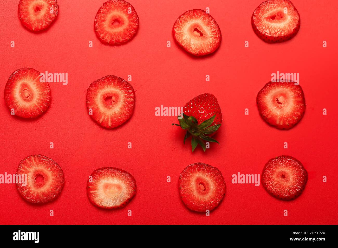 Pink strawberry pattern hi-res stock photography and images - Alamy
