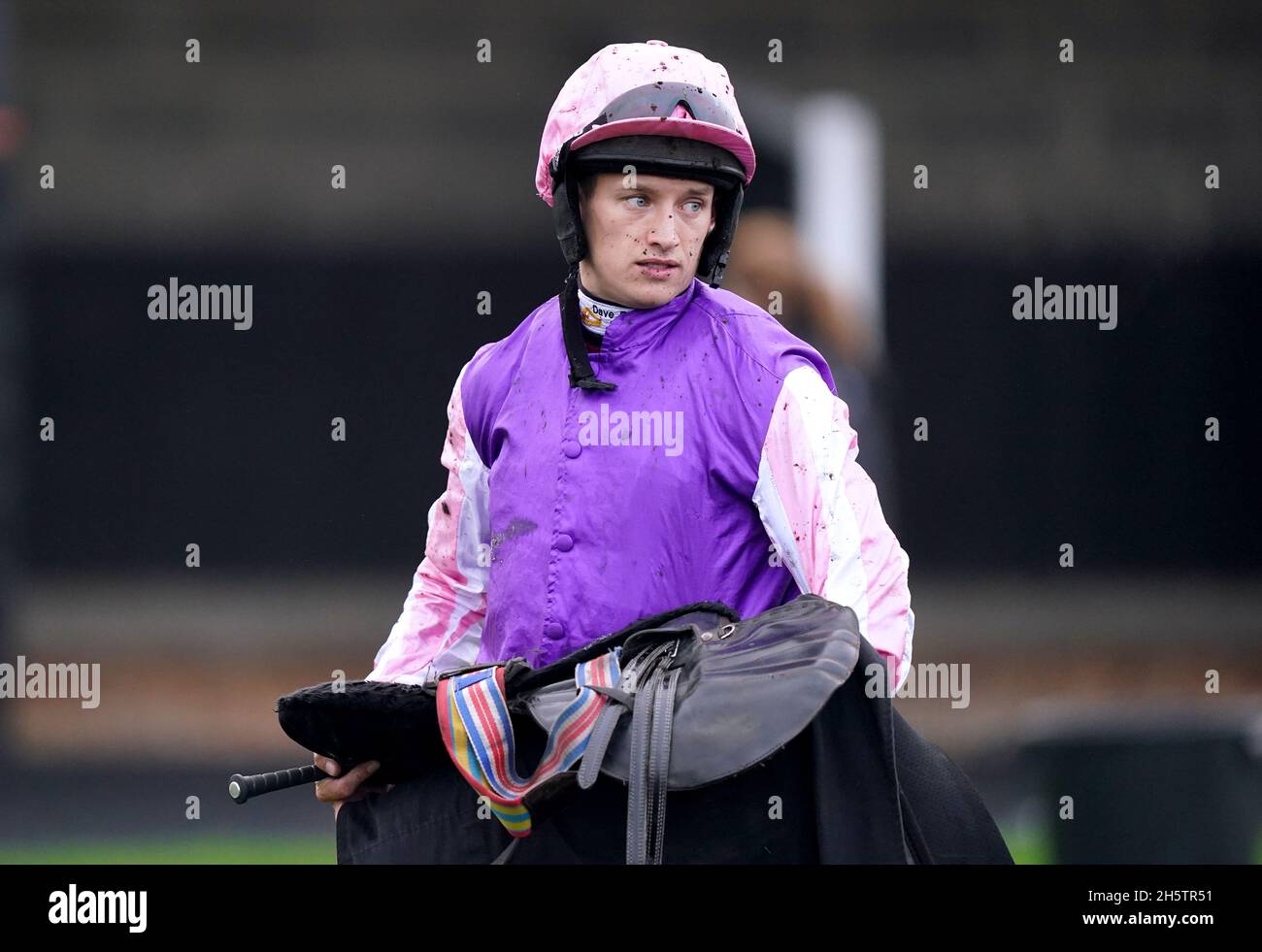 Jockey Jonathan England after competing in the Molson Coors Handicap ...