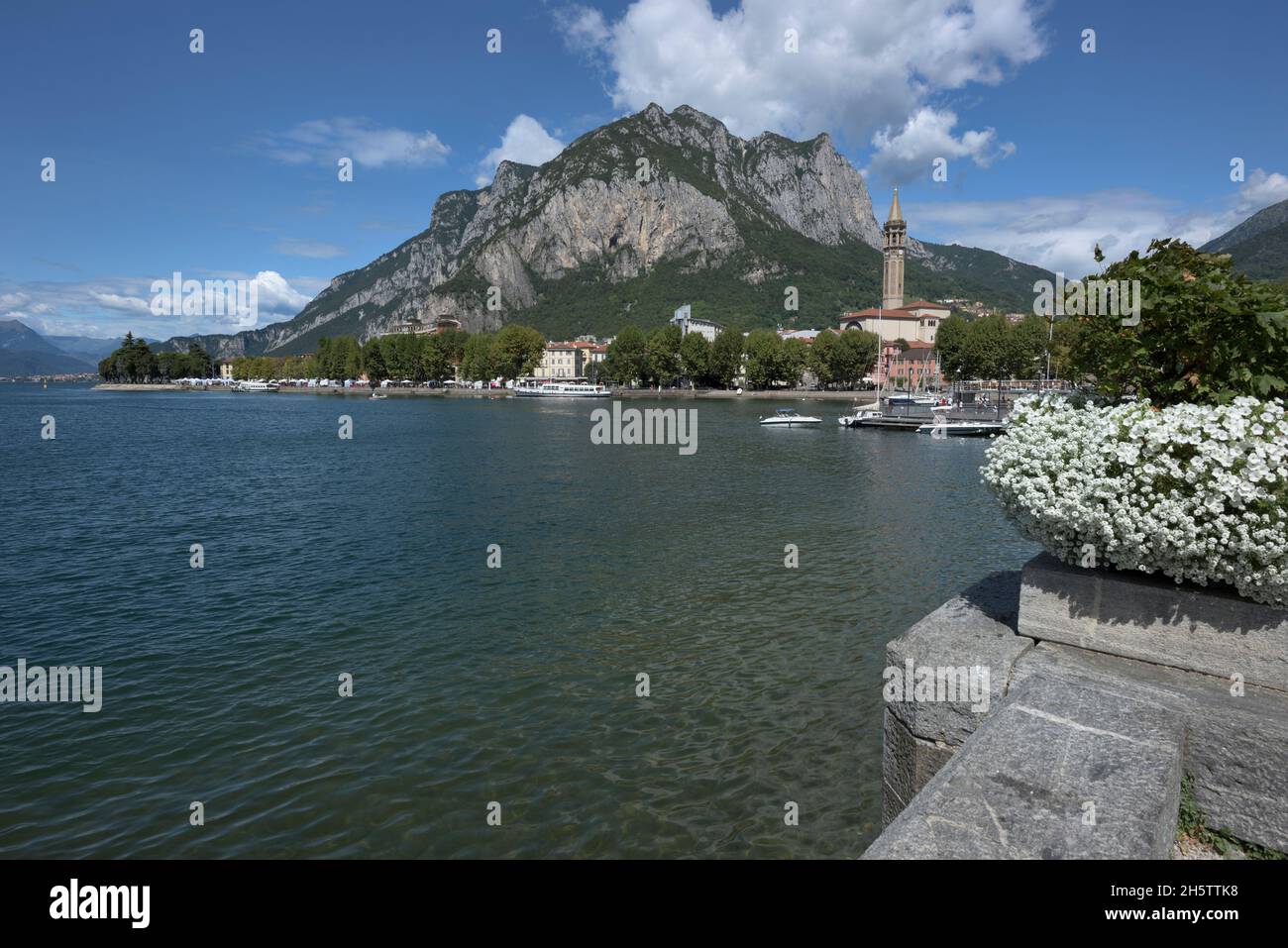Shore of Lecco at Lake Como, Italy Stock Photo - Alamy