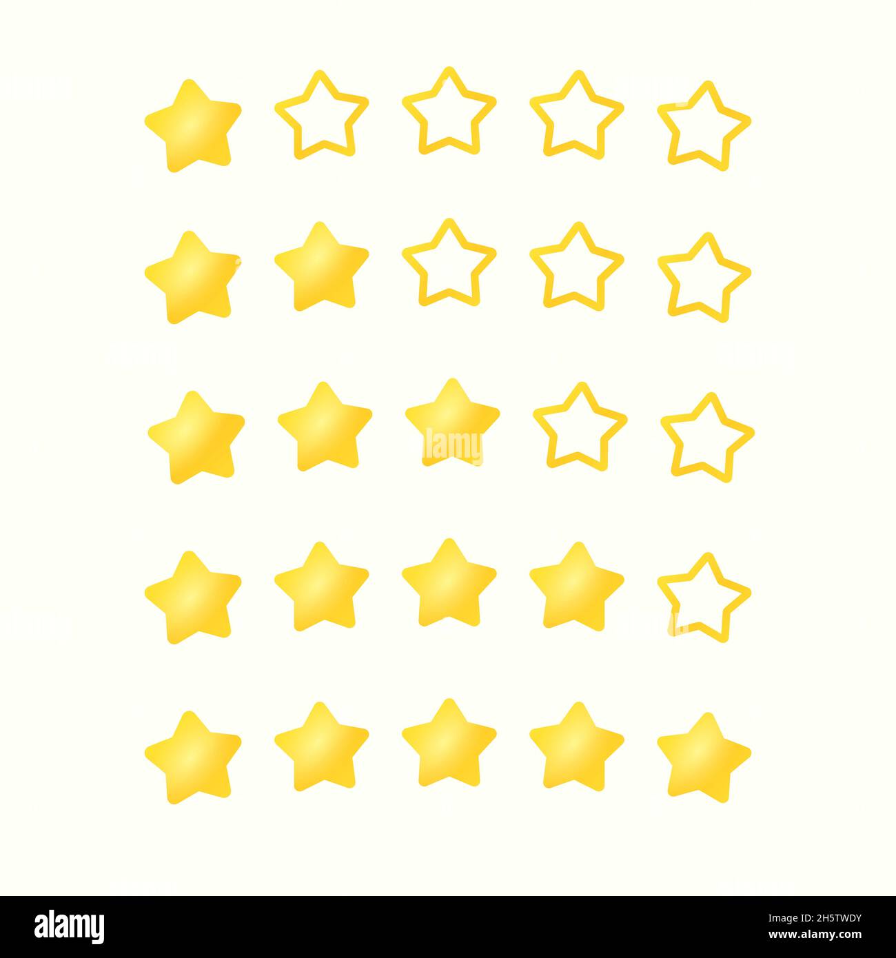 Quality rating stars. An emblem for a website or application for ...