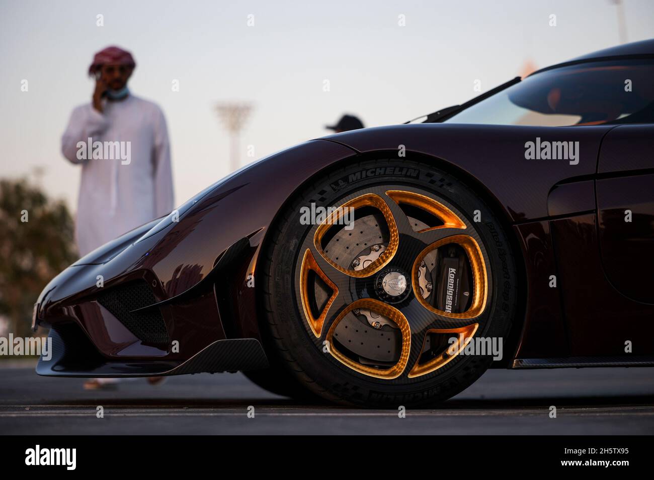 Abu Dhabi. 11th Nov, 2021. Koenigsegg Regera during the podium ceremony ...