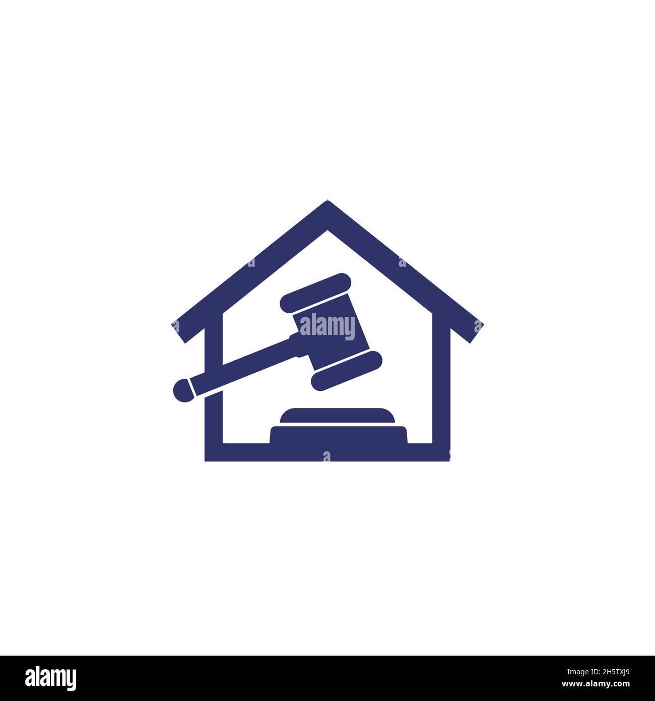 Auction house icon with hammer Stock Vector Image & Art - Alamy