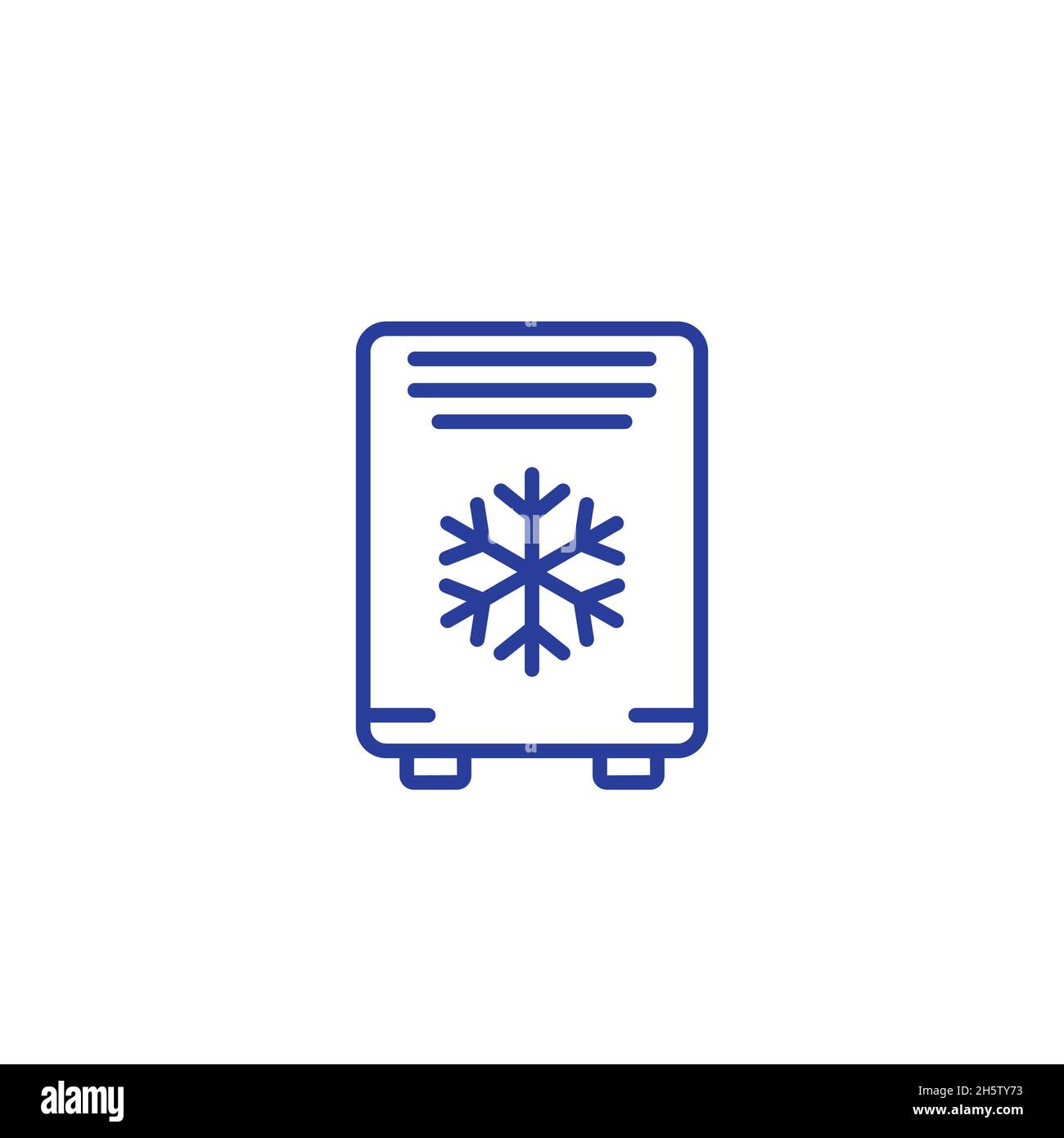 air conditioner, mobile ac line icon on white Stock Vector Image & Art ...