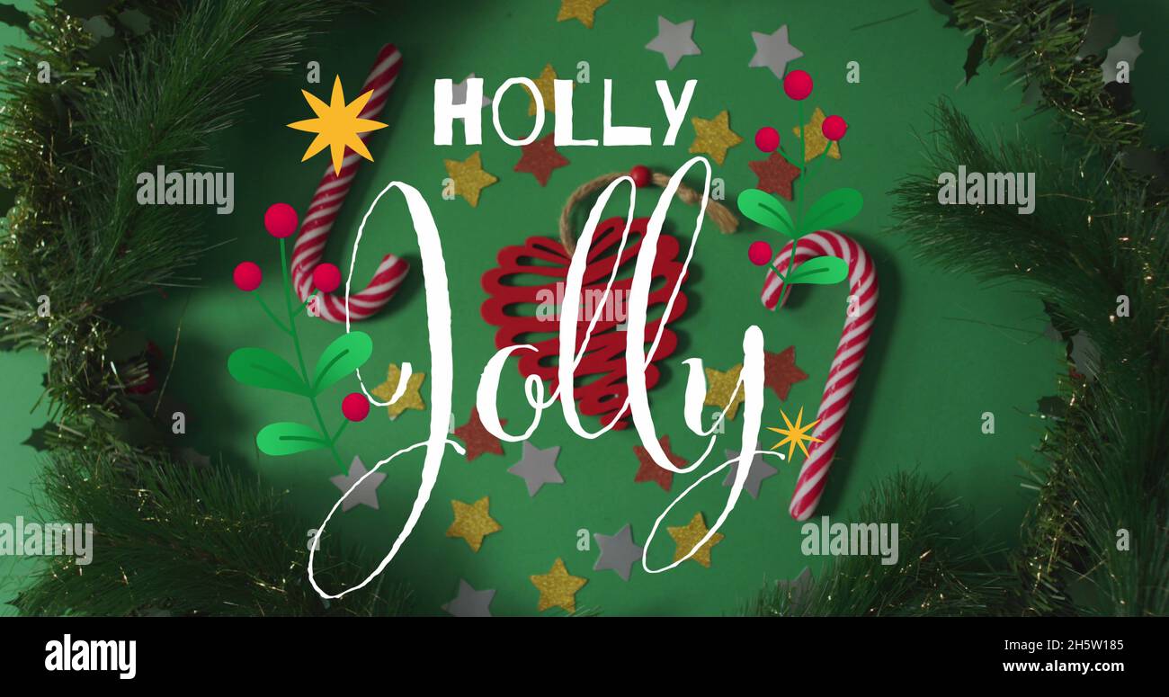 Holly jolly hi-res stock photography and images - Alamy