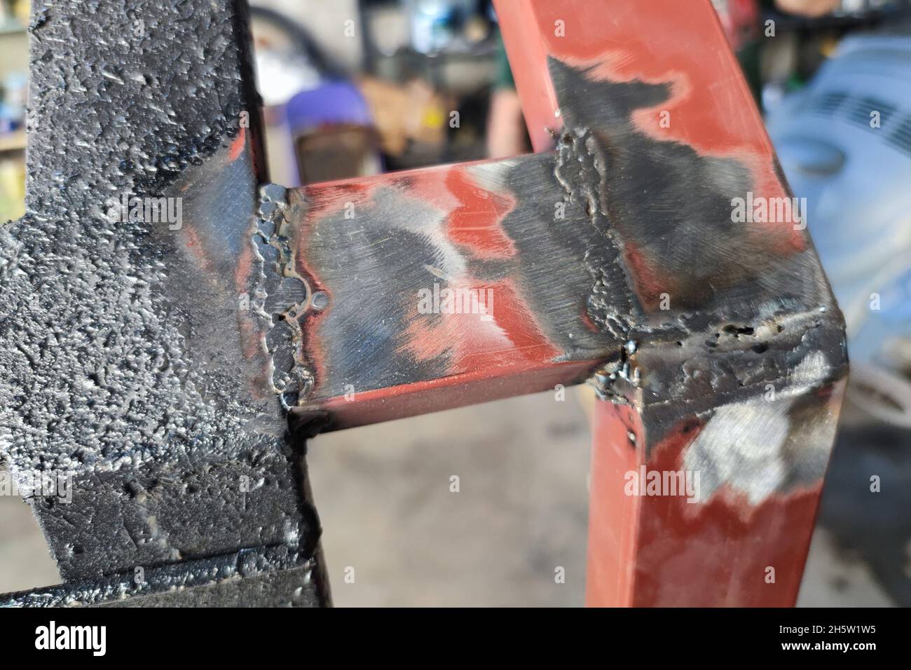 welding iron steel industry detail close up Stock Photo - Alamy