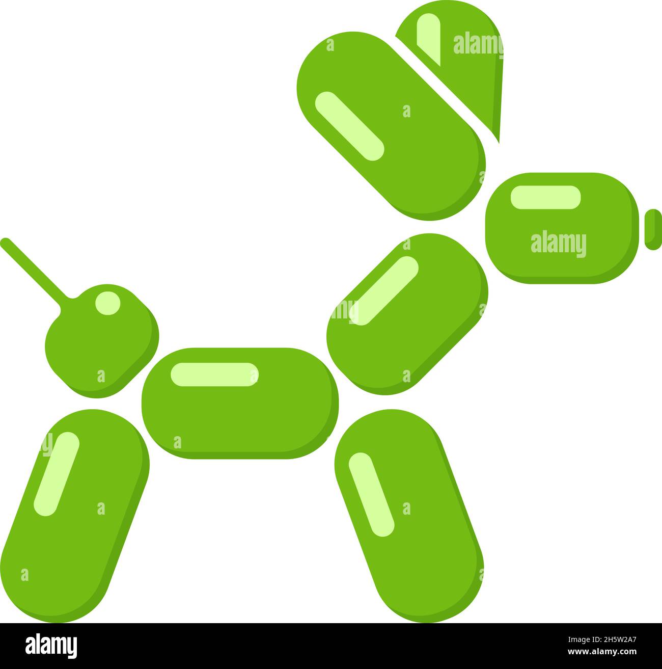 White dog balloon on Stock Vector Images - Alamy