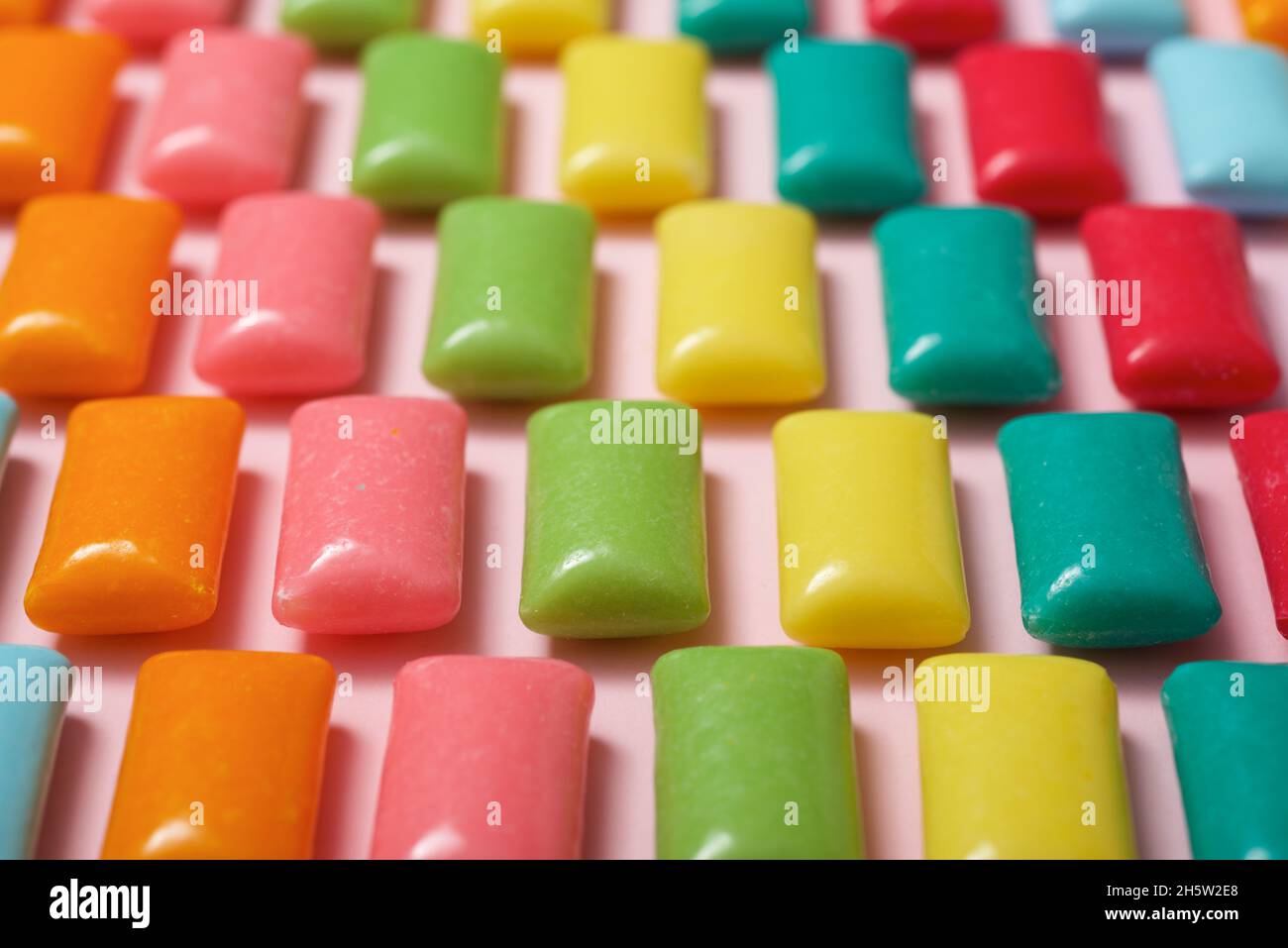 Colorful chewing gums hi-res stock photography and images - Alamy