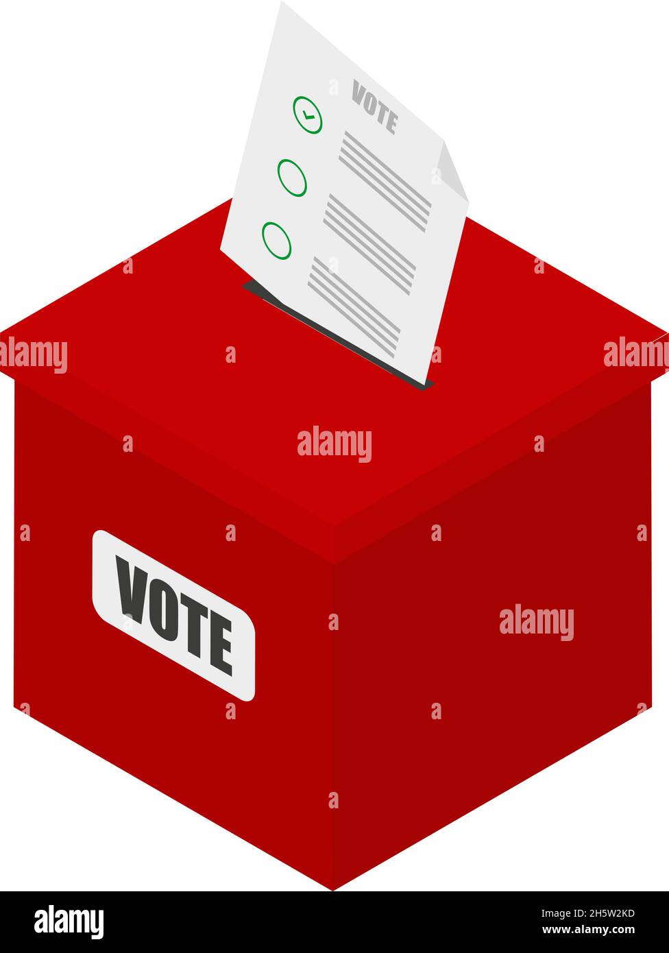 Tick in box Stock Vector Images - Alamy