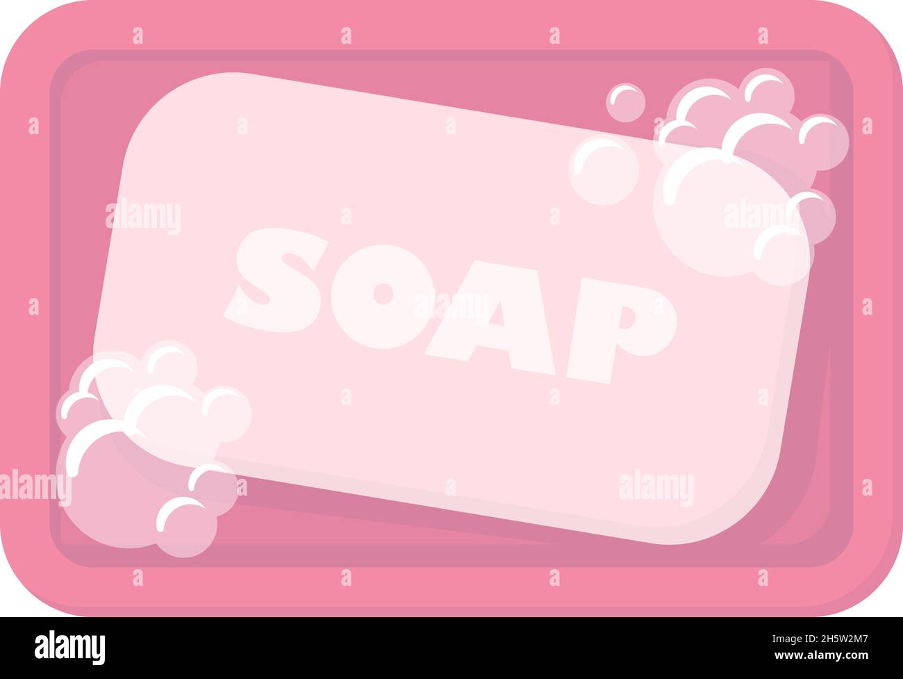 Soap bar hygiene color Stock Vector Images - Alamy