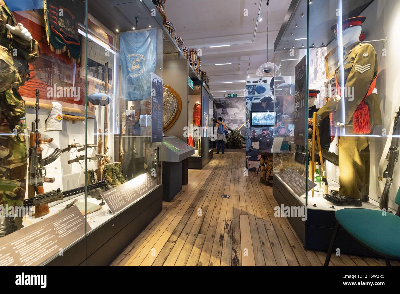 Interior of Cumbria Museum of Military Life, at Carlisle castle ...
