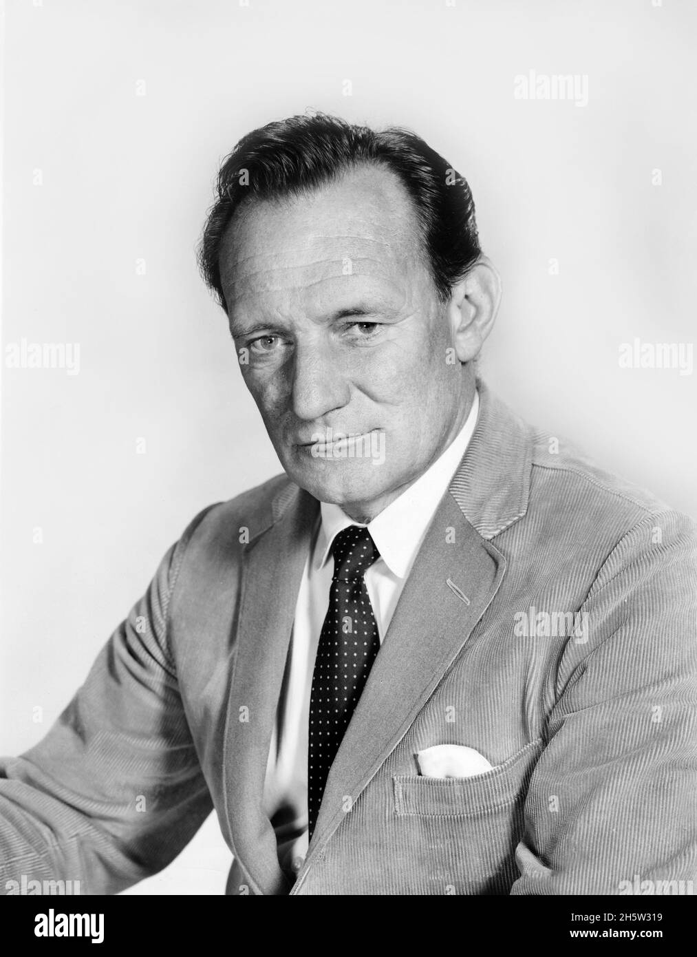 British Actor Trevor Howard, head and shoulders Publicity Portrait, MGM ...