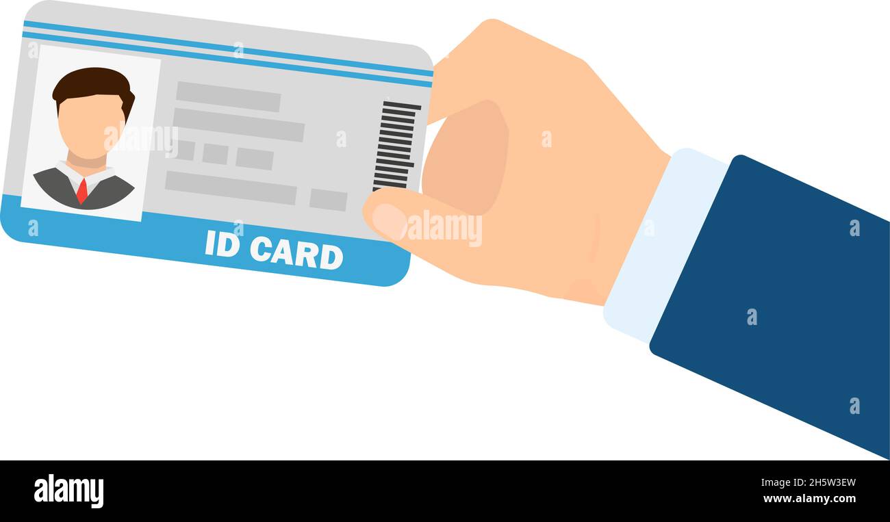 Man document in hand Cut Out Stock Images & Pictures - Alamy