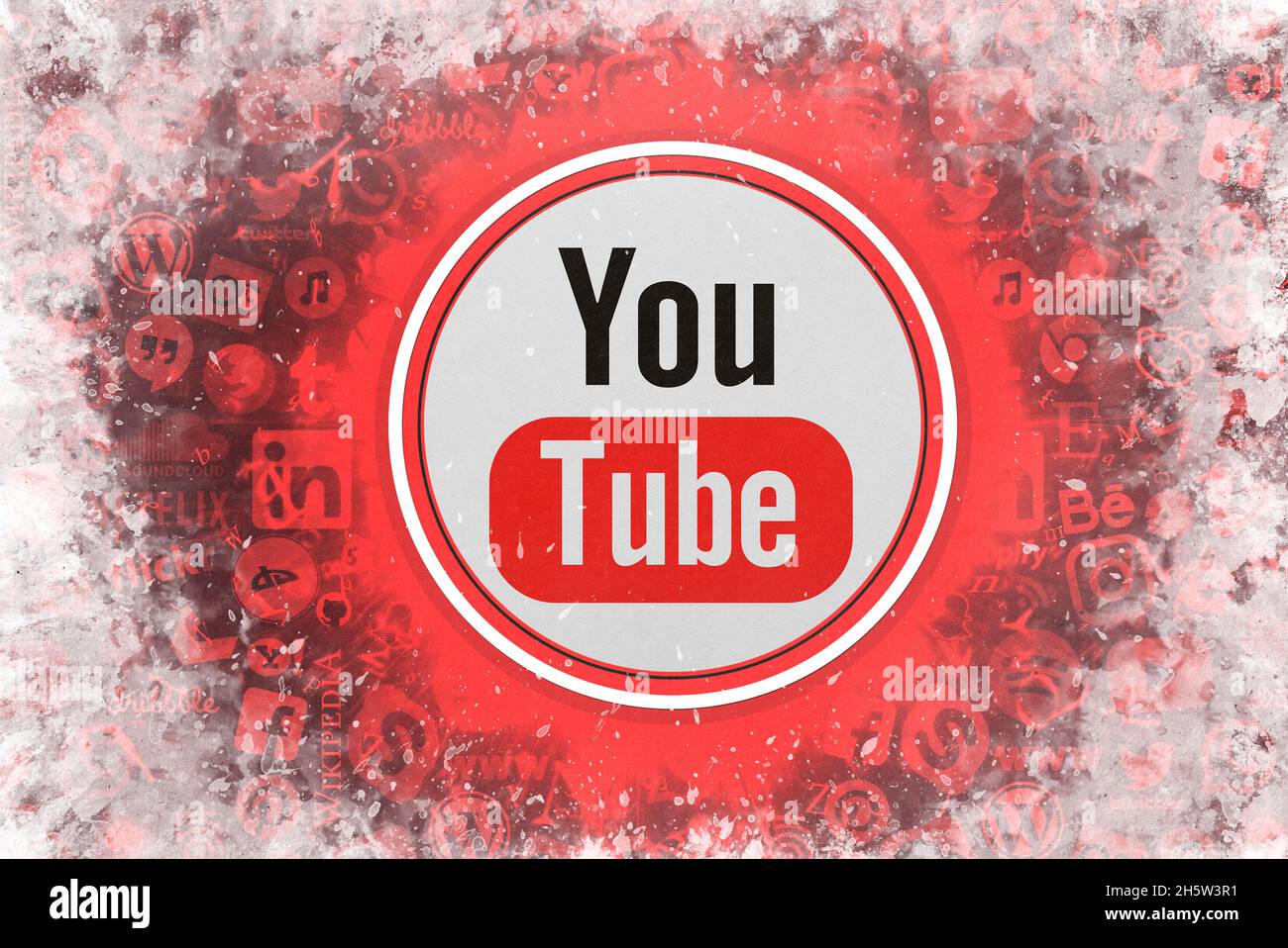 youtube images, youtube background designs Stock Photo - Alamy