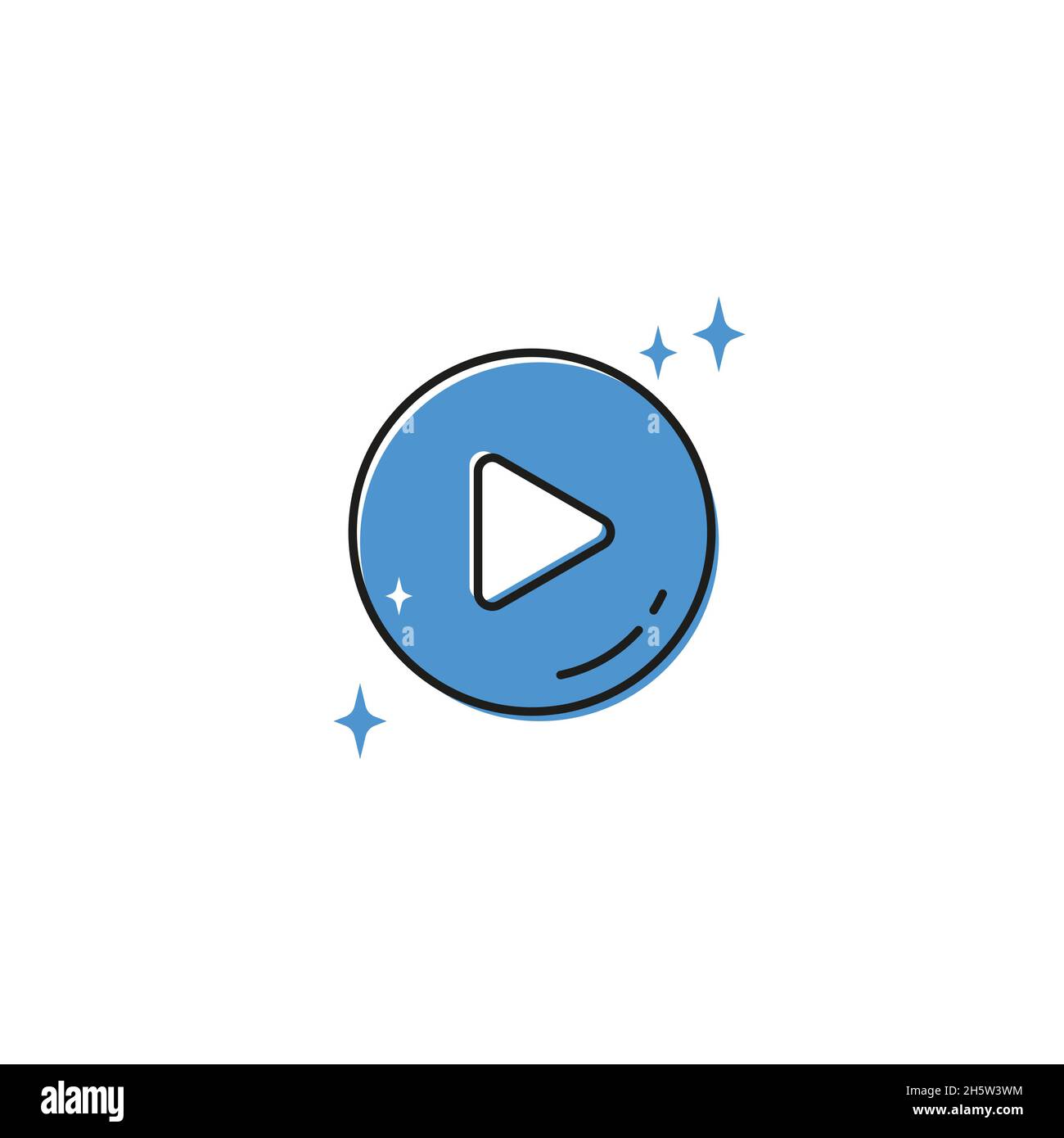 Play long button hi-res stock photography and images - Alamy