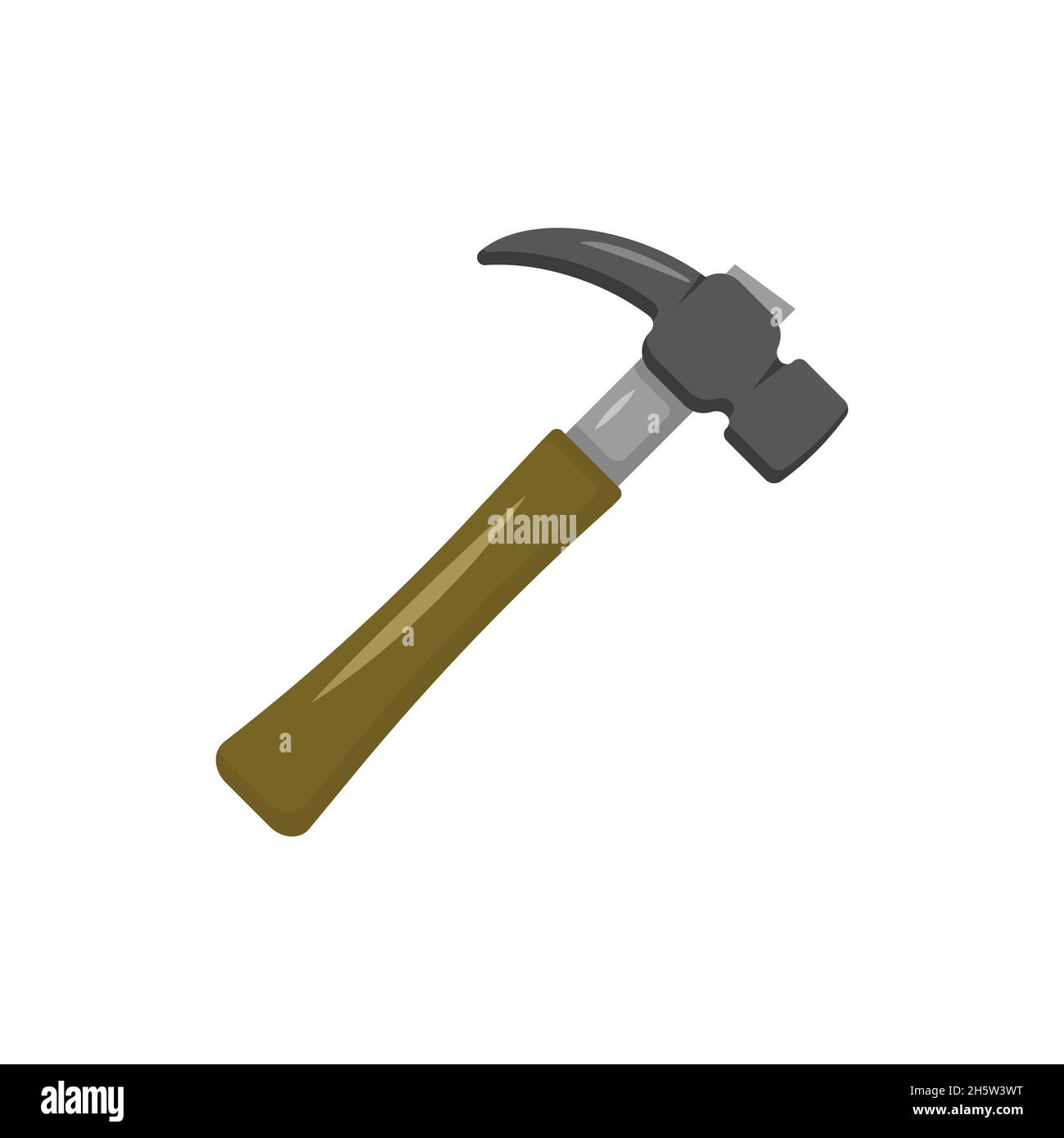 hammer color icon, isolated in flat style, vector Stock Vector Image ...