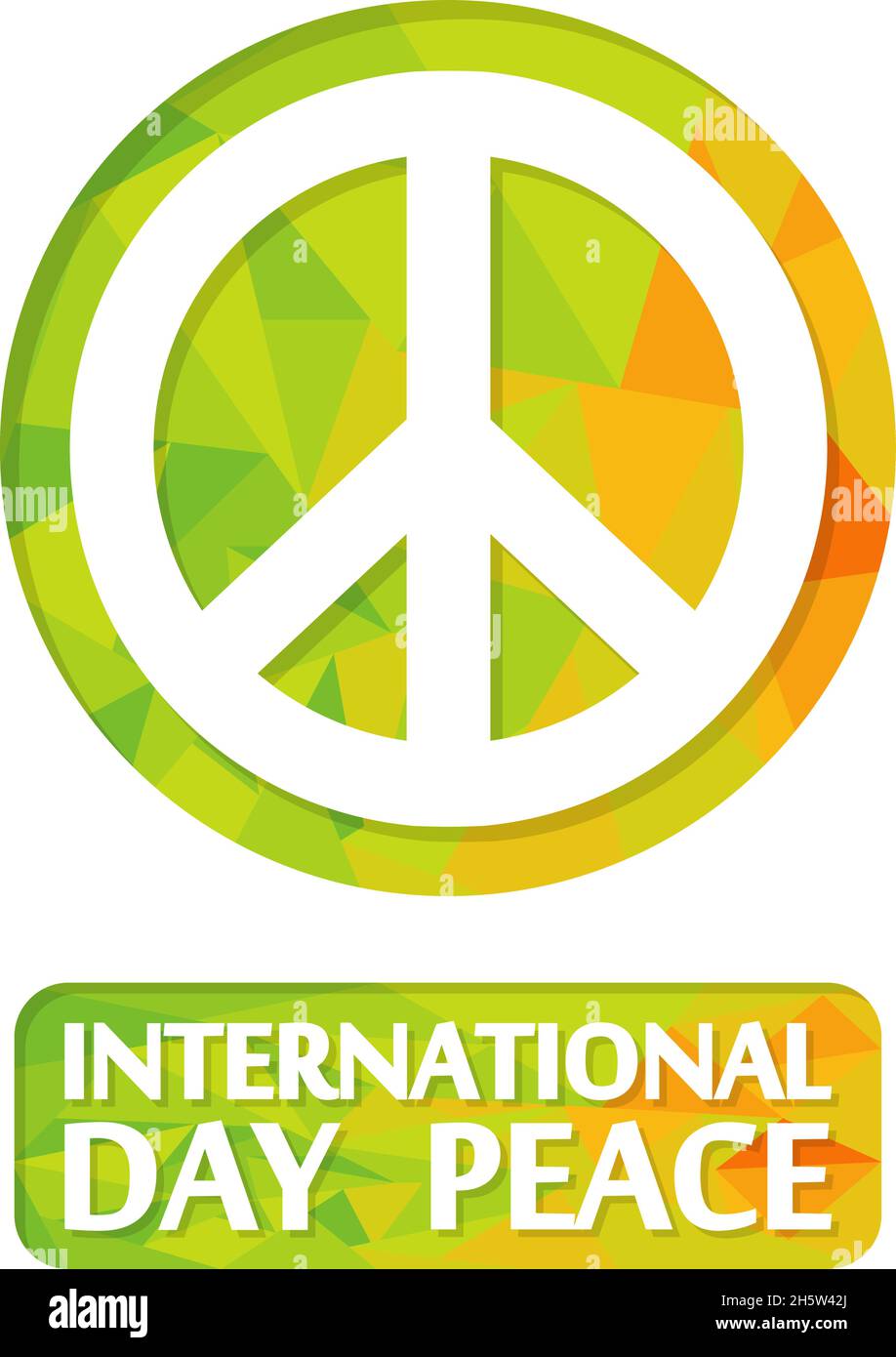 International day peace vector vectors Cut Out Stock Images & Pictures ...