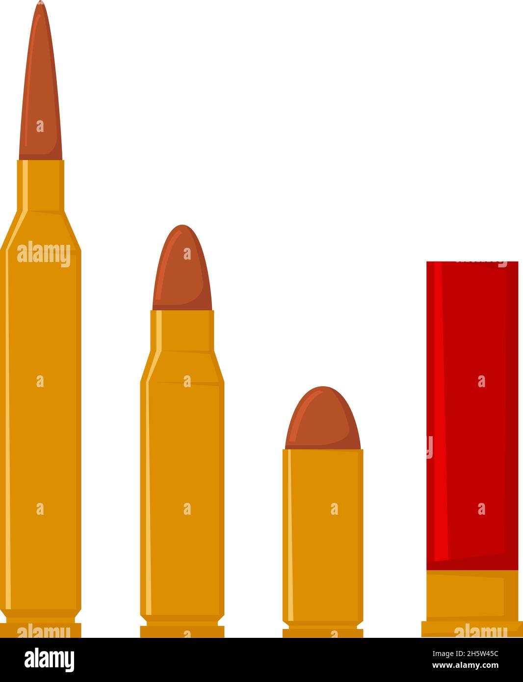 set bullets vector icons in flat style, vector Stock Vector Image & Art ...