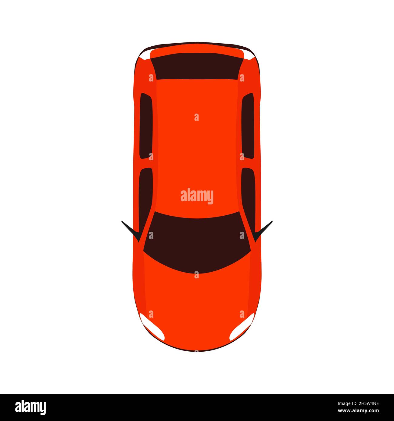 Car top view windscreen Stock Vector Images - Alamy