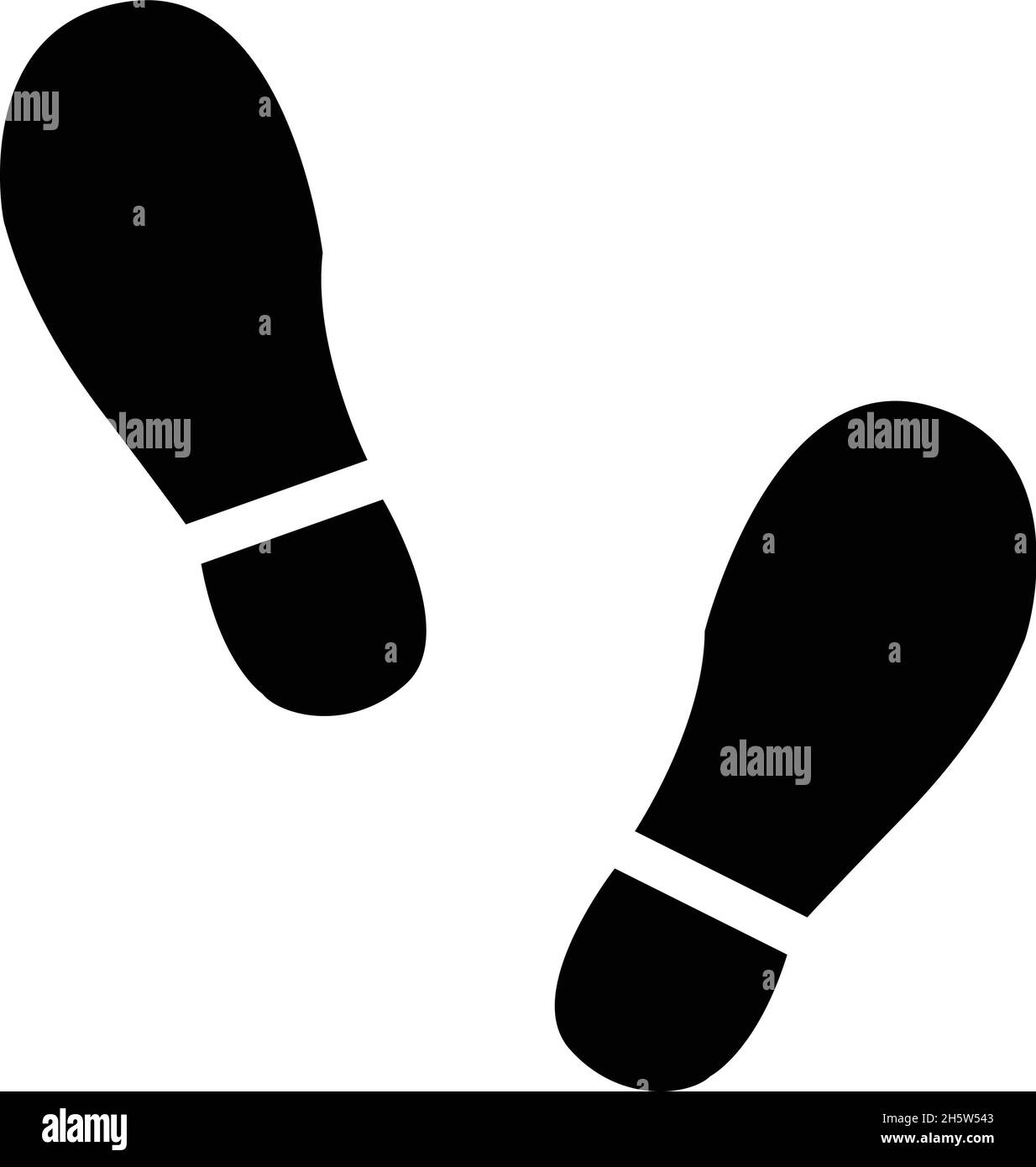 Cartoon human footprints hi-res stock photography and images - Alamy