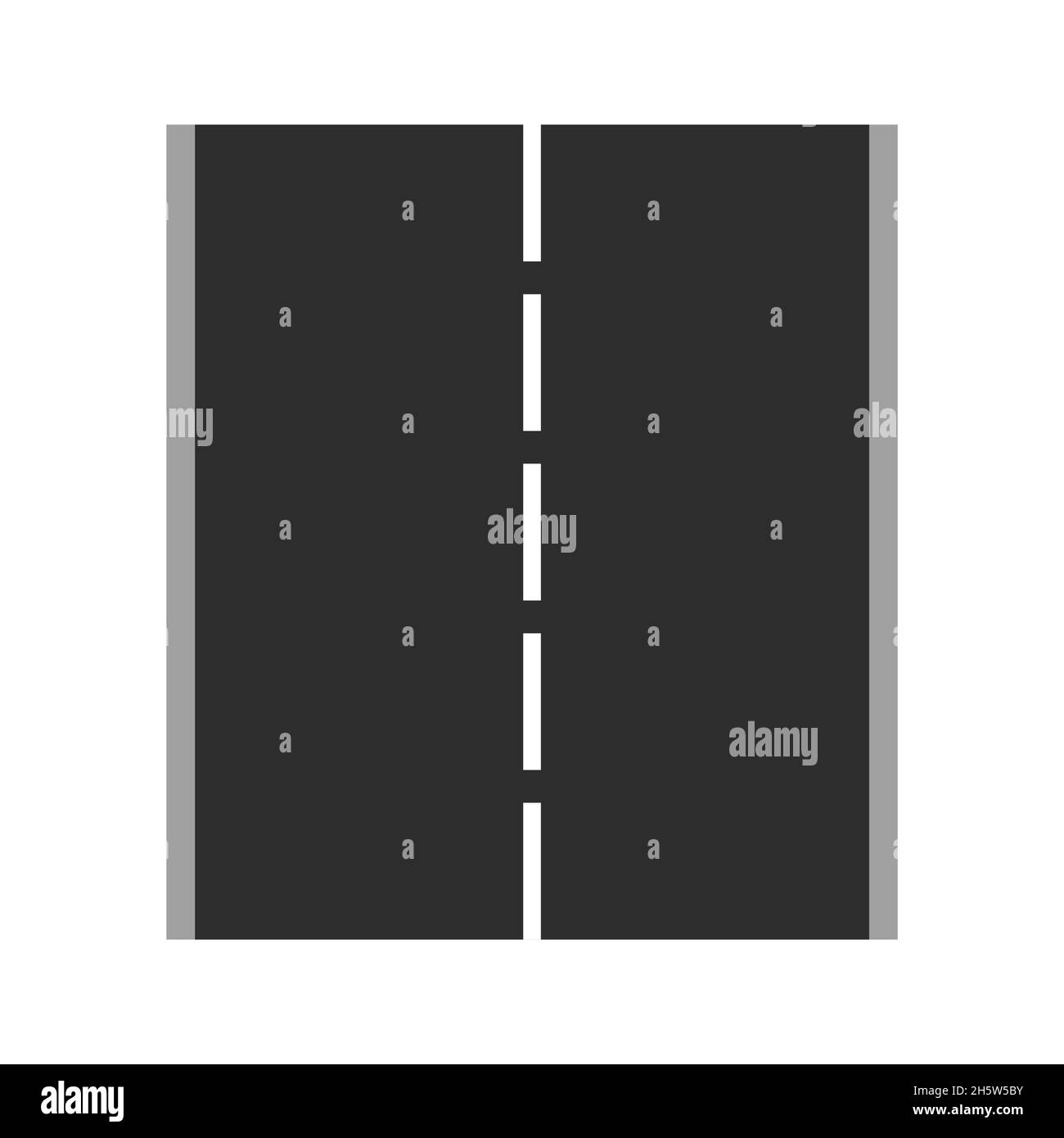 Towns intersection, ways. Illustration street high roads major cartoon ...