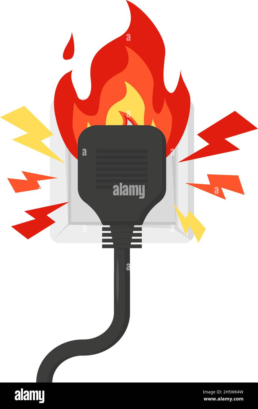 Damaged fire Stock Vector Images - Alamy