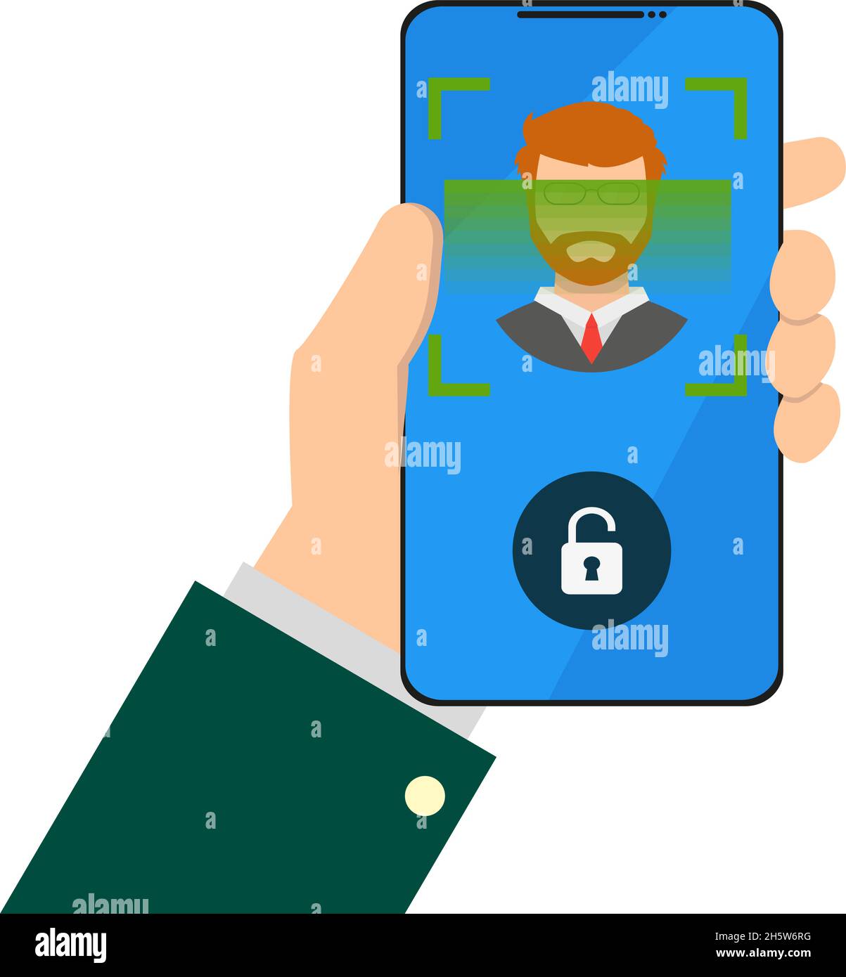 Facial recognition app hi-res stock photography and images - Alamy