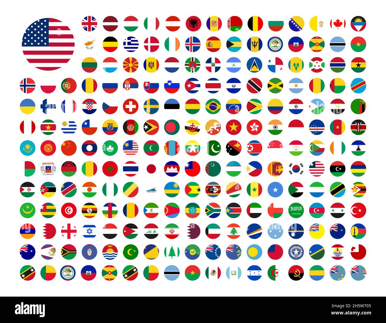 Some flags of the world Stock Vector Images - Alamy