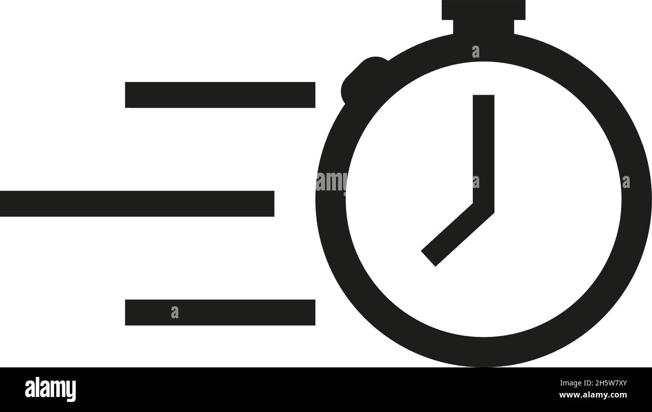 symbol timer vector icon on white background, vector Stock Vector Image ...