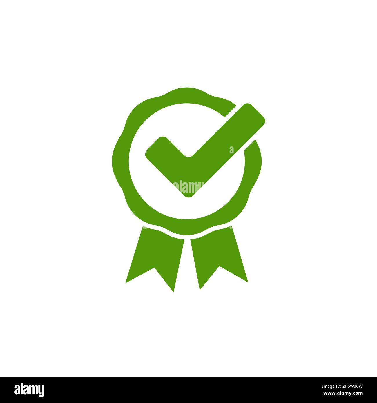 Letter approval symbol in Stock Vector Images - Alamy