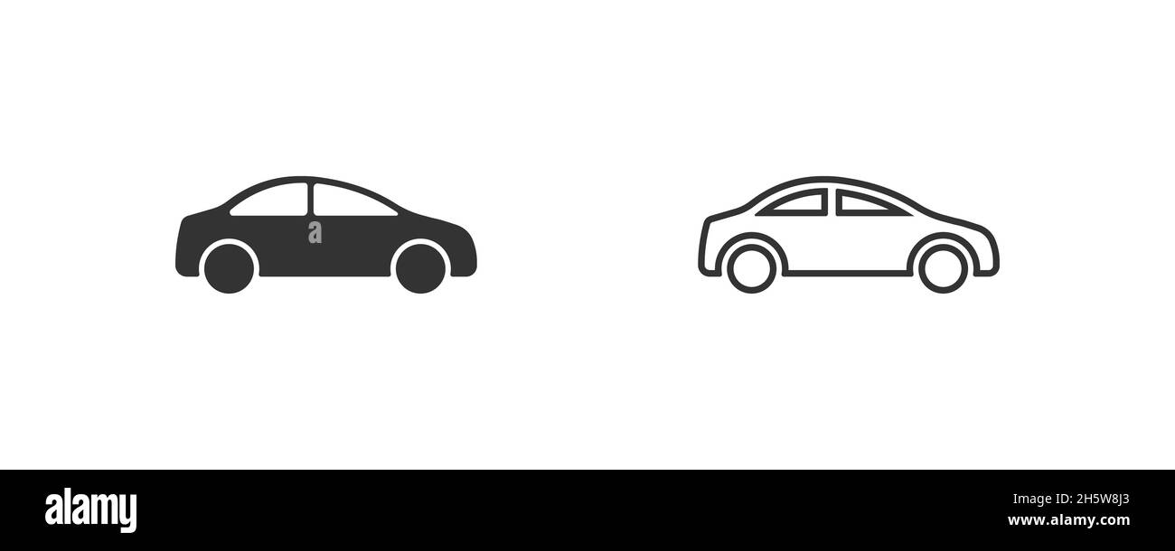 Car side view line drawing vector hi-res stock photography and images ...