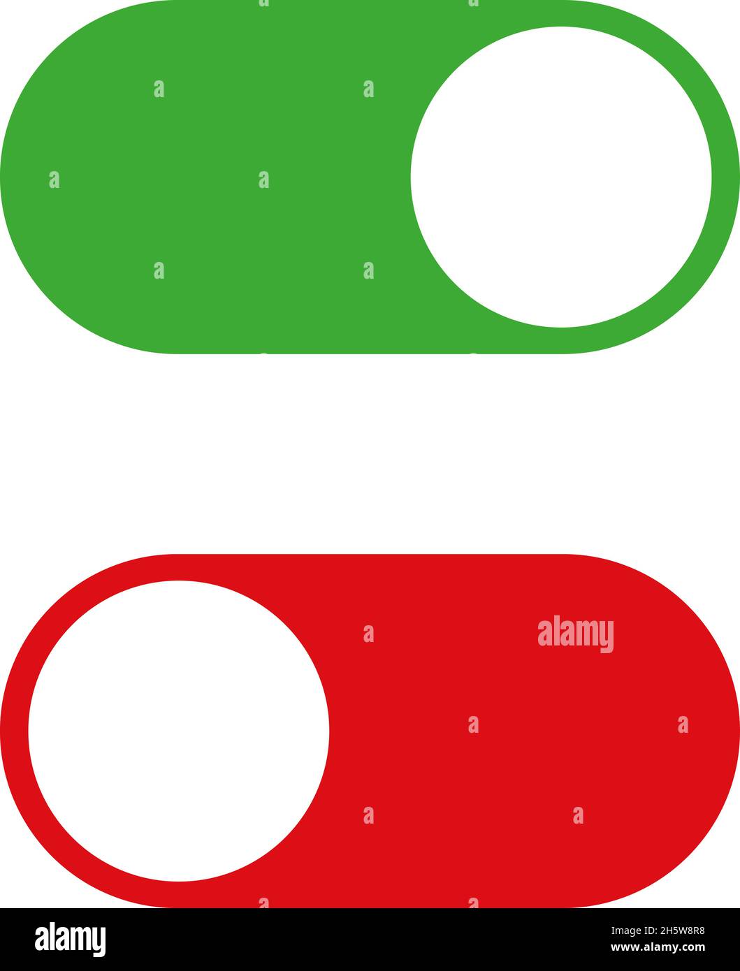 Switch slider vector icon. Flat button for app design Stock Vector ...