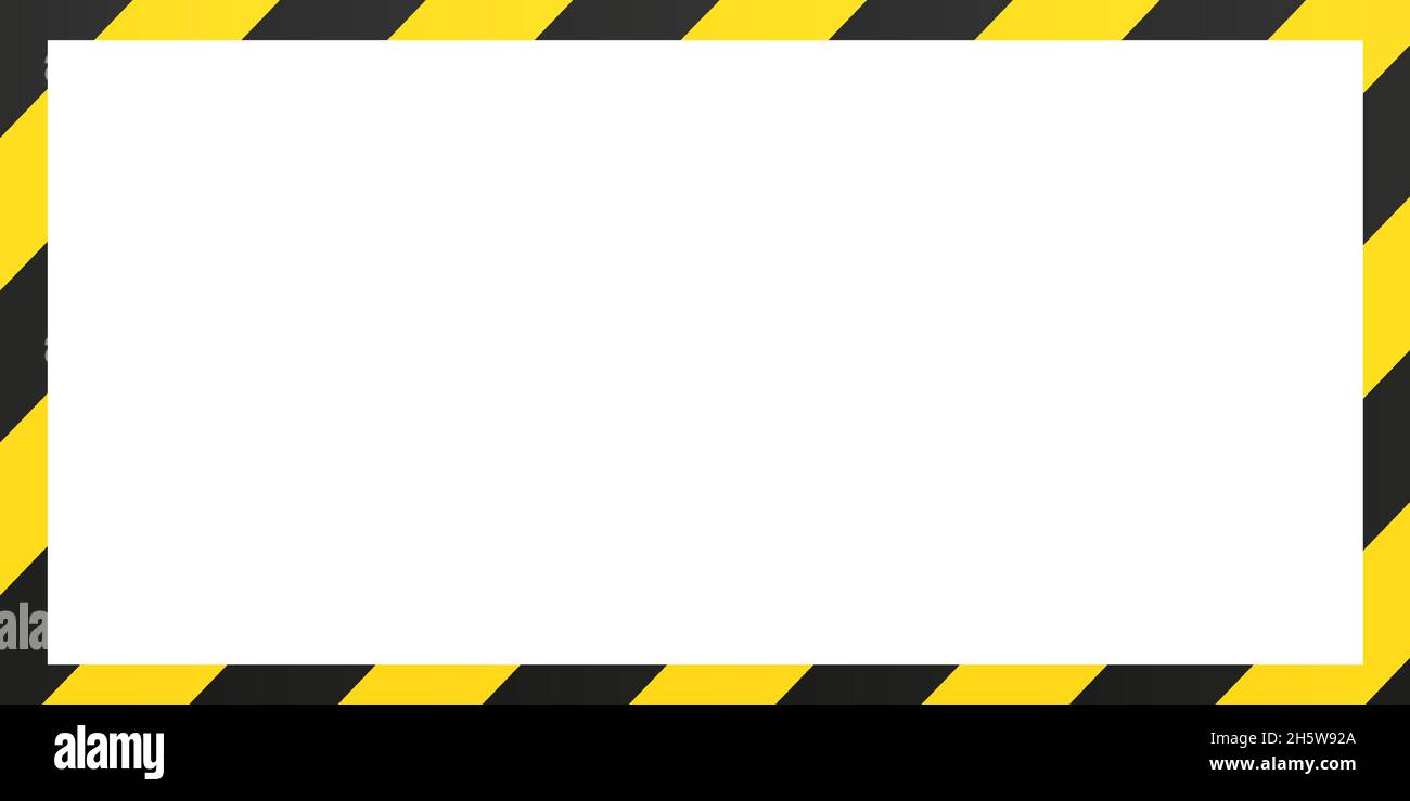 Yellow black background stripes for text. Risk sign abstract pattern ...